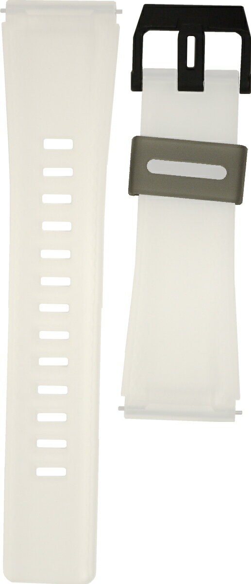 GA-2000,GA-2000HC用バンド（ベルト） ■ウレタン樹脂製 ■色：白ケルトン　※透明ではありません。 ■バネ棒付き ■ラグ幅：24mm ※GA-2000以下の英数字が違っていてもご利用いただけます。　