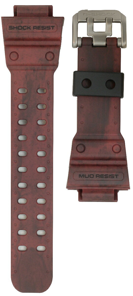 GXW-56,GX-56SL用バンド（ベルト） ※材質：ウレタン樹脂製 ※色：赤、黒のマーブル柄　