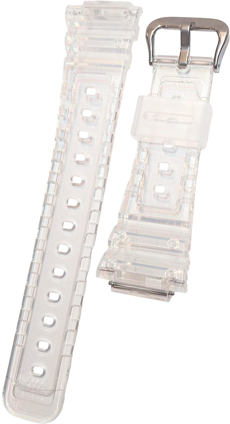 GA-2100,GA-2100BM用バンド（ベルト） ■材質：ウレタン樹脂製 ■色：クリアスケルトン　※白ではありません。 ■バネ棒付き　