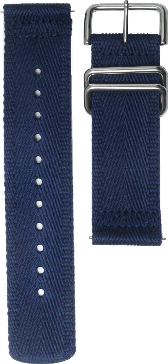 PRG-600,PRG-600Y,PRG-600YB,PRG-600YL用バンド（ベルト） ※材質：ナイロン樹脂製 ※色：紺色 ※幅：24mm ※美錠：シルバー ※パイプとバネ棒は付いています。 ※PRW-600のウレタンバンド(ラグ幅:2...