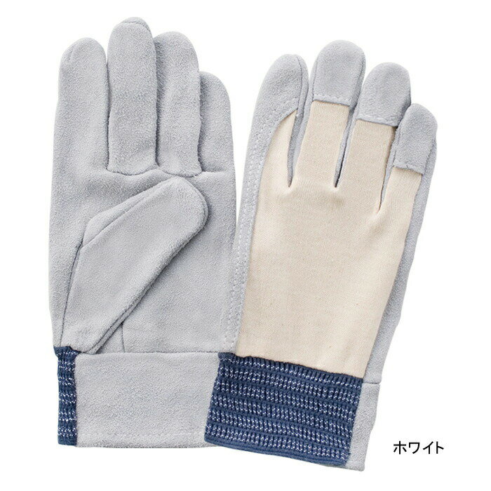 商品説明●カラー：ホワイト●サイズ：M、L、LL●仕様：床皮甲メリヤス、背抜き、3双パックあります●素材：牛床皮・綿商品仕様耐久性・耐熱性に優れハードワークに最適です。