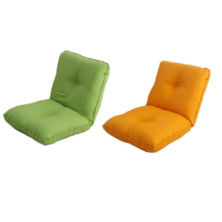 サイズ 幅64×奥行72〜122×高さ19〜64cm 座面高19cm 材質 綿100％ウレタンフォームウレタンチップ 色 オレンジ・グリーン 商品説明 6段リクライニング 完成品日本製 ＜配送に関して＞ 商品は「玄関での受け渡し」となります...