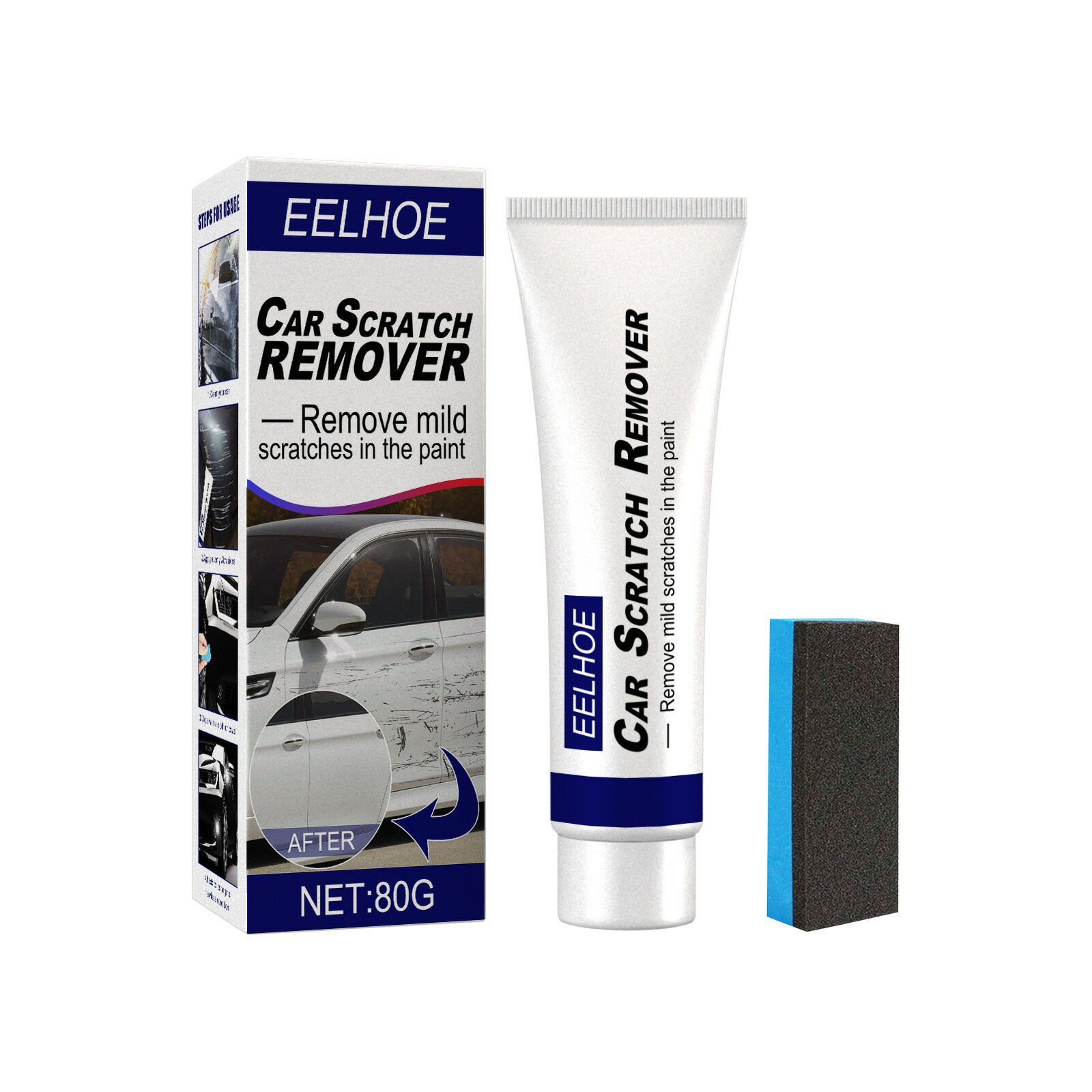 仕様： 車用キズ修復スプレー 容量：100ml スポンジ 車用キズ修復剤 容量：80g キズペン カラー：ブラック、ホワイト、シルバー 包装内容明細書： 1 *カースクラッチリペアエッセンス その他注意事項： あまり大きいまたは深いキズには...