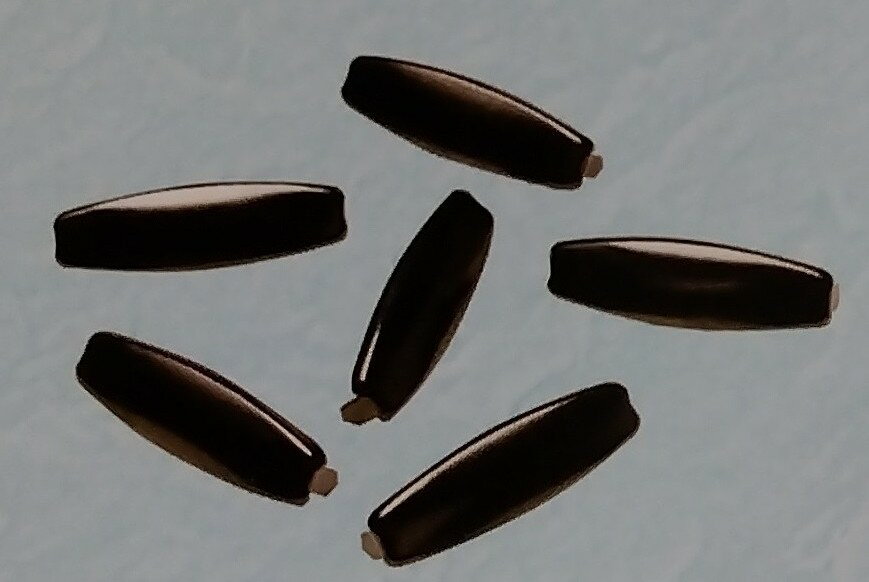 割れ足用の根隠し ※お届けは基本、普通郵便での発送ですのでご了承ください。 ●サイズ　全長　33x10mm ●素材　　ニッケル ●色　　　黒 ●仕様　　割れ足の根隠し ●個数　　1個 ●製造　　日本割れ足用の根隠し ※お届けは基本、普通郵便...