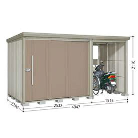 商品番号21606502メーカータクボ物置サイズ幅 4127.0mm × 奥行き 2495.0mm × 高さ 2110.0mmカラーカーボンブラウン通常納期(宅配)14日後以降発送（要問合せ）通常納期(工事)14日後以降発送（要問合せ）用途...