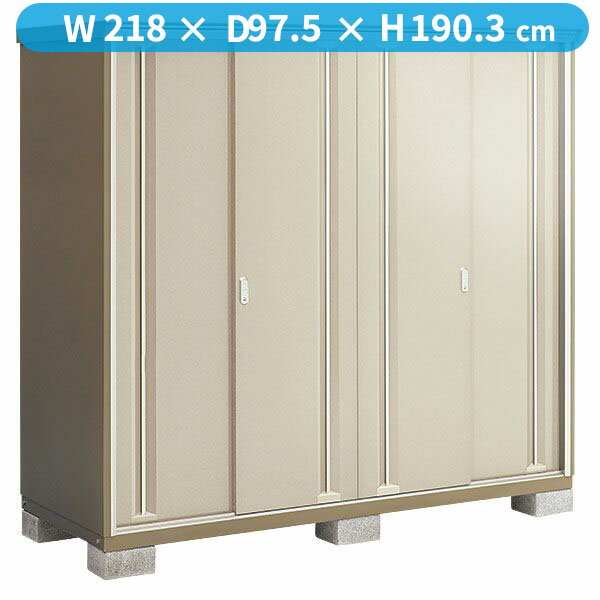 商品番号18878201メーカーイナバ物置サイズ幅 2180.0mm × 奥行き 975.0mm × 高さ 1903.0mmカラーNG(ノーブルグレージュ)通常納期(宅配)7〜14日後発送通常納期(工事)14日後以降発送（要問合せ）用途書類...