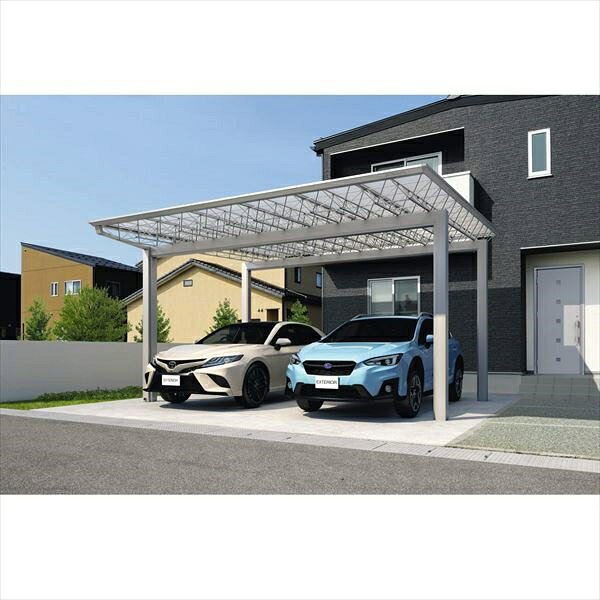 商品番号19240901メーカー三協アルミサイズ幅 4640.0mm × 奥行き 5853.0mm × 高さ 2300.0mm通常納期14日後以降発送（要問合せ）用途2台用素材アルミ対応タイプ一般地型:風速42m/秒相当配送区分1※商品によ...