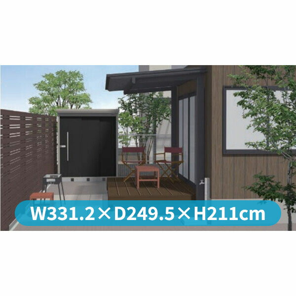 商品番号50211501メーカータクボ物置サイズ幅 3312.0mm × 奥行き 2495.0mm × 高さ 2110.0mmカラーナイトブラック通常納期(宅配)14日後以降発送（要問合せ）通常納期(工事)14日後以降発送（要問合せ）坪数2...