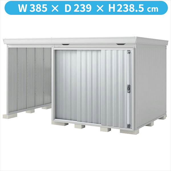 商品番号91576901メーカーイナバ物置サイズ幅 3850.0mm × 奥行き 2390.0mm × 高さ 2385.0mmカラーPS（プラチナシルバー）通常納期(宅配)14日後以降発送（要問合せ）通常納期(工事)14日後以降発送（要問合...