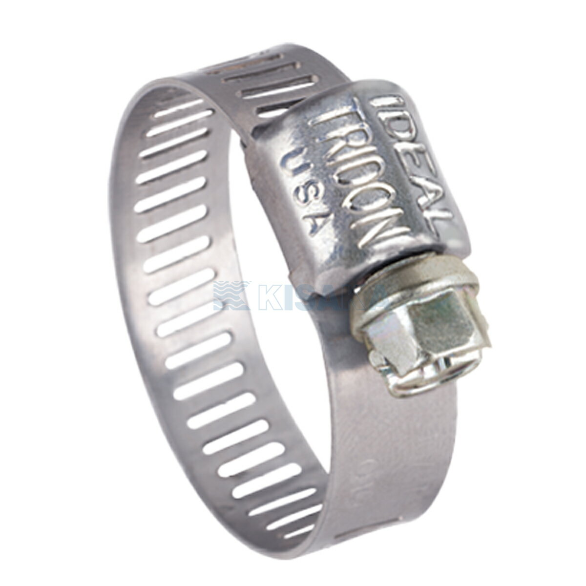 ステンレス製のホースクランプです。 ◆適合ホース外径範囲:11mm～19mm ◆クランプ寸法:幅8mm / HEX (-)1/4" ◆材質:ステンレス ◆販売単位:1個 【キーワード】 船用 ボート用 小型 船舶 バス フィッシング おしゃ...