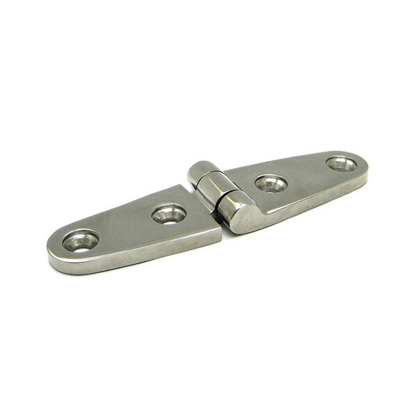 5mm厚のHD(ヘビーデューティー)ステンレスヒンジです。重量のあるハッチなど、通常のヒンジよりも強度が必要な場所での使用に向いています。また表面に光沢があり見栄えも良好です。◆ サイズ: 全長103mm × 幅27mm × 厚み5mm◆ ...