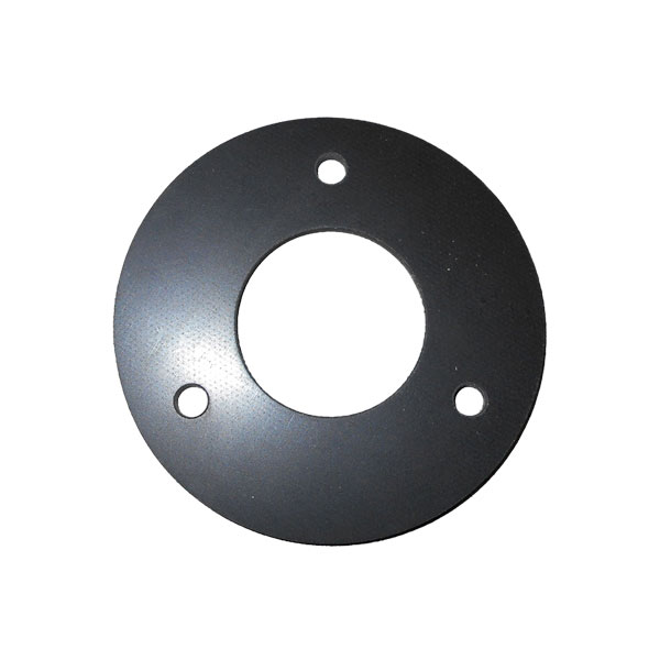 航海灯取付用のベースパッキンです。 航海灯と取り付け部の間に装着し、本体の破損を防止します。 ◆材質：ブラックラバー ◆サイズ：内径22.8 × 外径61.6 × 厚み1.5(mm) ◆ネジ穴：直径5.4mm × 3ヶ所