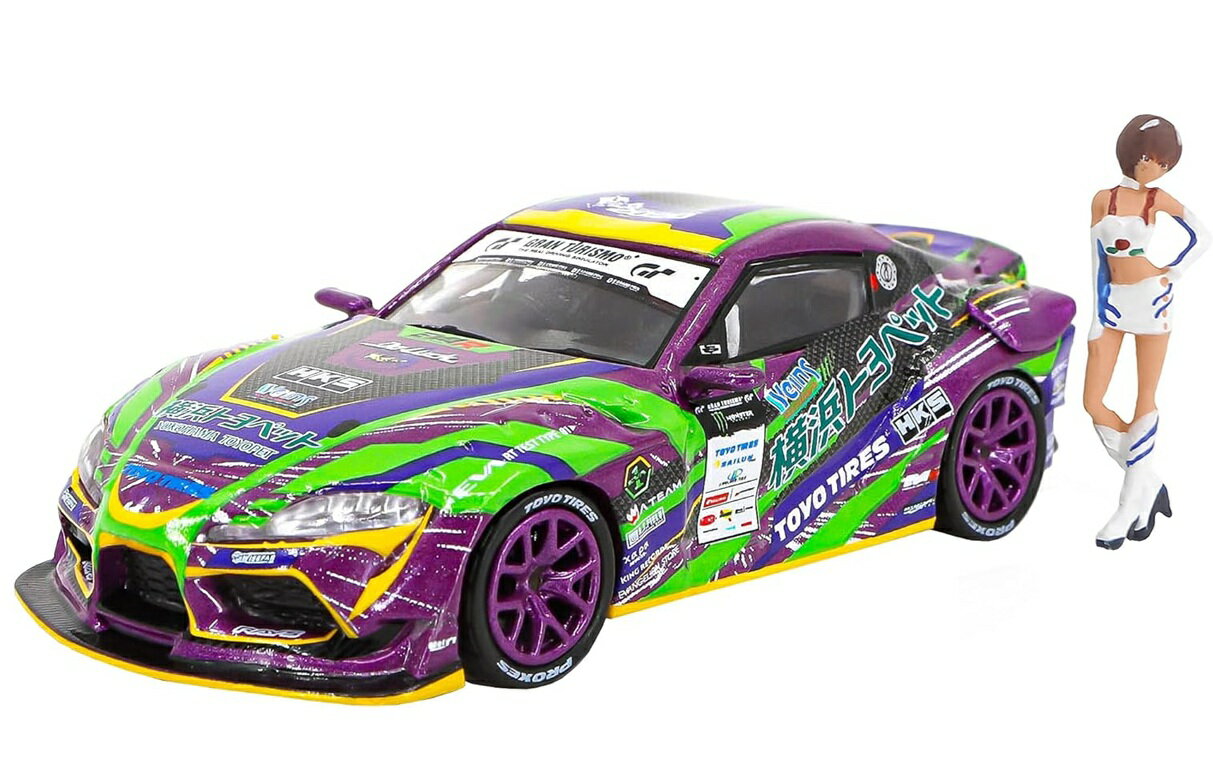 ご覧いただき、ありがとうございます。 商品説明大きさ 1/64 スケール　全長5cm位 材質 ダイキャスト製　 カラー Copyright カラー 可動部 開閉機構なし。 モデルメーカー ポップレース 品番 PR64-HKSA90-EVA0...