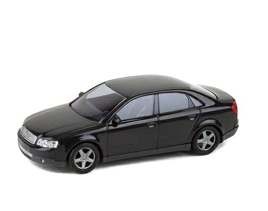 ●車種：アウディ A4 ブラック ●大きさ：1/87 全長5cm ●HOスケールの小さいミニカーになります。