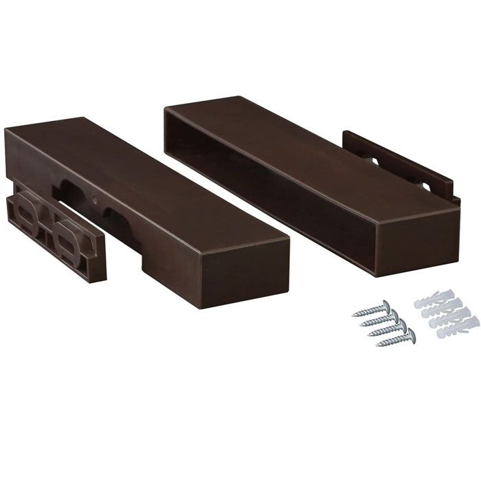 ●サイズ(約):幅19×奥行4×高さ2.4cm ●内容量:1×8棚受2個、ねじ4本、ボードアンカー4本 ●材質 樹脂部品:ABS樹脂・合成ゴム ねじ類:鉄・メッキ仕上げ ボードアンカー:PE樹脂 ●生産国:中国製■メーカー希望小売価格はメー...