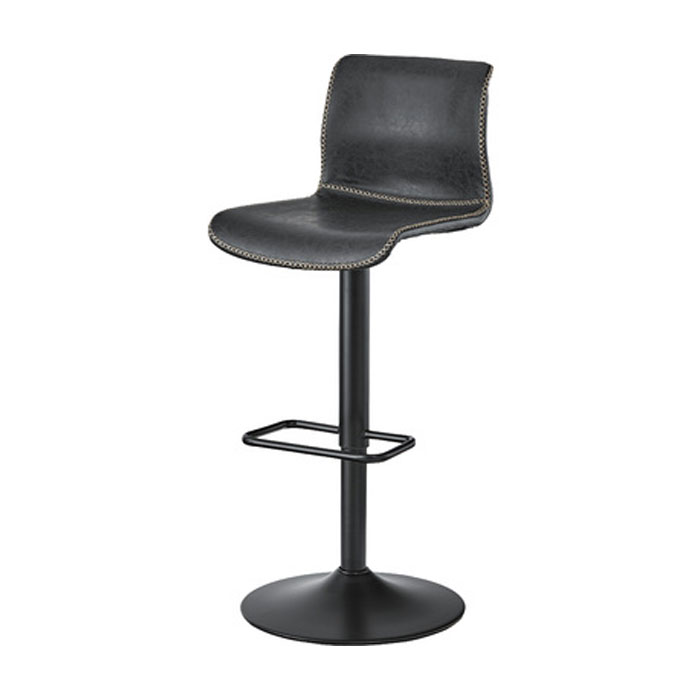 【メーカー直送品】【代引不可】【沖縄北海道離島お届け不可】W43×D48×H86-107×SH57-78cm※小箱入スチール(粉体塗装) ソフトレザーユーザー組立商品付属工具：六角レンチお客様用意：なし静的耐荷重：80kg回転式 昇降機能原...