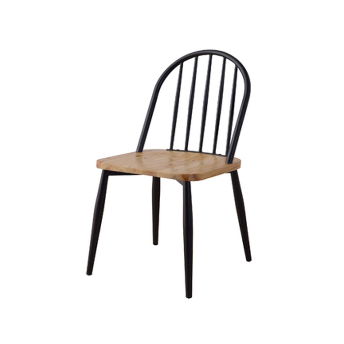 【メーカー直送品】【代引不可】【沖縄北海道離島お届け不可】異素材を組み合わせ存在感を出す。天然木のナチュラルとスチールのブラックで引き締めることでスタイリッシュな空間を演出します。W43×D54×H90.5×SH46cm天然木(杉) ラッカ...