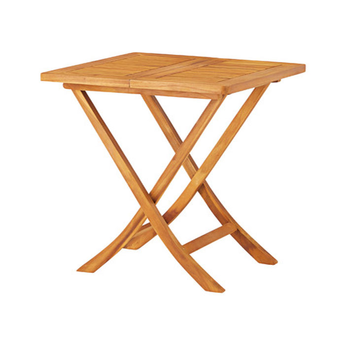 【メーカー直送品】【代引不可】【沖縄北海道離島お届け不可】W60×D60×H75cm天然木(チーク) オイル仕上組立完成品付属工具：なしお客様用意：なし静的耐荷重：20kg商品重量：8.5kg原産地：インドネシア区分：一般商品◆沖縄・北海道...