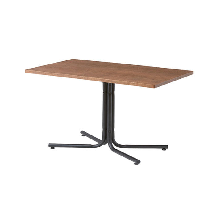 【メーカー直送品】【代引不可】【沖縄北海道離島お届け不可】シンプルなデザインのカフェテーブル 間取りに合わせて選べる形3タイプに、テイストに合わせて選べる2カラーを用意。十字脚を使用し、スッキリとした印象に。椅子への座りやすさもポイントです...