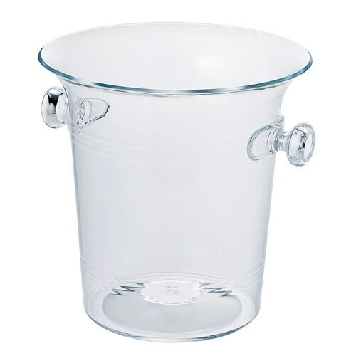 冷たさをキープするワイン愛好家の必需品 アクリル製のワインクーラー シャンパン・ワインなどに 表面はフラットなデザインでカジュアル 【仕様】 サイズ：225mm×210mm×210mm 素材：アクリル ■メーカー希望小売価格はメーカーカタロ...