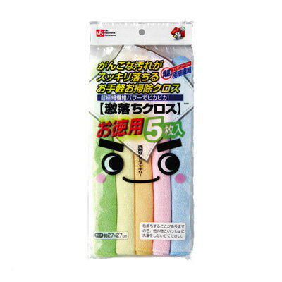 超極細繊維パワーでガンコな汚れもスッキリ落とす。 ●洗剤を使わずにガンコな汚れがスッキリ落ちるお手軽お掃除クロスです。 ●超極細繊維が油汚れやほこりなどをスッキリ落とし、水滴をすばやく拭き取り、落とした汚れを残さず繊維内に取り込みます。 ●...