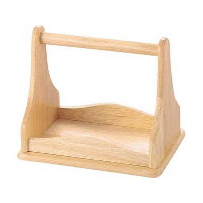 シンプル＆ナチュラルな木製のスパイスケース。 移動に便利な取っ手付。 【仕様】 サイズ: (約)幅225×奥行165×高さ180mm 重量: (約)500g 材質: 天然木(クリヤラッカー) ■メーカー希望小売価格はメーカーカタログに基づい...