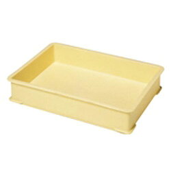 【仕様】（外寸）間口×奥行×高さ：573mm×388mm×105mm（内寸）間口×奥行×高さ：533mm×348mm×90mm質量：1.425kg材質：ポリプロピレン　耐熱温度：0℃～80℃　※食器洗浄機対応　●SA PP番重用アミNo.1...
