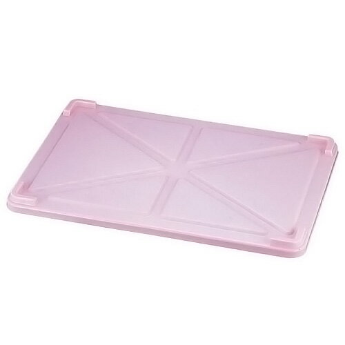 【仕様】サイズ表示：特大用間口×奥行×高さ：693mm×432mm×29mm質量：0.63kg耐熱温度-5℃～80℃サイズ違いはこちら大型用/ピンク番重用/ピンク