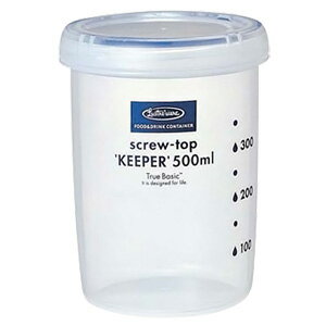 【仕様】直径×深さ：109mm×152mm容量：1000ml材質：本体・蓋/ポリプロピレン（耐熱温度：140℃） ●蓋はパッキン付きなので、気になる汁漏れやニオイ漏れも強力密封。●耐熱性に優れ、蓋をずらせば冷凍したものをそのままレンジ解凍・...