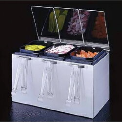 【仕様】幅×奥行×高さ：368mm×235mm×229mmSAN JAMAR■耐久性のある18‐8ステンレスをボディーに採用、衛生的かつ保温性にもすぐれています。 また付属のアイスパックを使用すれば充実したコールドサービスが提供できます。　...