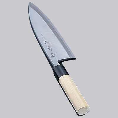 【仕様】サイズ：19.5cm全長：350mm質量：360g背厚：7.5mm※庖丁の表示サイズは、マチ付庖丁は刃先からマチまで、マチなし庖丁は刃渡り寸法となっております。　安来白鋼 本霞研●シャープな切れ味。熟練された技術を持つ人にピッタリで...