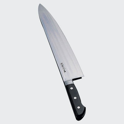 【仕様】サイズ：21cm全長：330mm質量：160g背厚：1.9mm堺實光 日本鋼 本刃付　・日本鋼を使用していますので優れた刃持ちと、鋭い切れ味を持続します。　●日本鋼はモリブデン鋼に比べて錆やすいですが、切れ味が維持できる素材です。　...