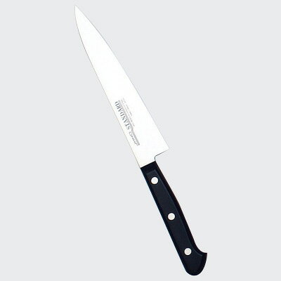 【仕様】サイズ：12cm全長：235mm質量：75g背厚：1.7mm堺實光 スタンダード抗菌シリーズ（プラ柄ツバ無）・モリブデン鋼でサビに強く、耐久性に優れています。・樹脂製ハンドルで衛生的にご使用できます。材質 刀身：モリブデンバナジウム...