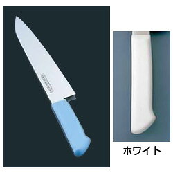 【仕様】サイズ：24cm全長：372mm質量：165g背厚：2.2mmマスターコック 抗菌カラー庖丁◆材質 刀身：モリブデン・バナジウム鋼 ハンドル：ノバロンAGZ330（銀系無機抗菌剤）入りポリプロピレン樹脂（耐熱温度110℃）　●多彩な...