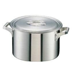 【仕様】サイズ表示（内径）：390mm外径×深さ：415mm×260mm容量：31.0L質量：5.7kg底径：350mm18-10ロイヤルシリーズ 業務用鍋[IH] クラデックス鋼（三層構造） 板厚：1.5mm・優れた耐久性・保温性。どんな...