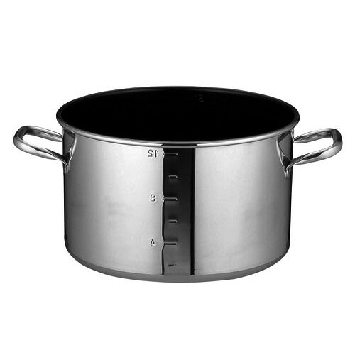 【仕様】サイズ表示（内径)：48cm外径×深さ：502mm×350mm容量：63.0L質量：8.40kg底板厚：3.0mm底径：460mmパワー・デンジ α（アルファ）（モリブデン鋼）Point 業務用電磁調理器に最適な極厚底単層構造に内面...