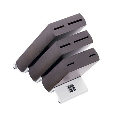 【仕様】 幅×奥行×高さ：115mm×285mm×237mm ●最大収納数 パーリングナイフ 1本 ソーセージナイフ 1本 ブレッドナイフ20cm 1本 三徳包丁17cm 1本 牛刀26cm 1本 ロングスライサー26cm 1本