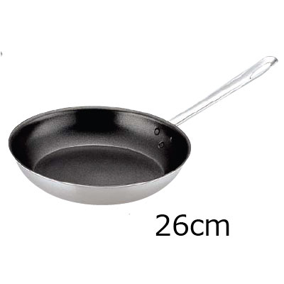 サイズ：　（内径）26cm　（外径）270mm×（深さ）52mm容量：2.0L質量：1.2kg板厚：2.6mm底径：185mm　