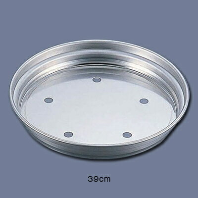 【仕様】 規格:39用cm 穴数:5穴 外径×高さ:422mm×60mm 適応中華セイロサイズ:φ130 穴径:φ20 ※円付鍋はアルミDON打出円付鍋《AEV02》をご使用ください。 ※各サイズ、穴数の特註を承ります。