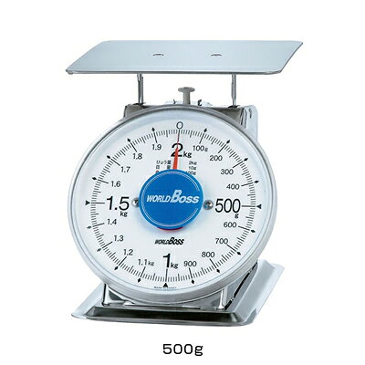 【仕様】 メーカー品番：SA-500S ひょう量：0.5kg 最小表示：2g （皿寸法）幅×奥行：180mm×180mm 目量板外径：160mm ●細かな部品までステンレス材を使用していますので、サビずに精度を持続。