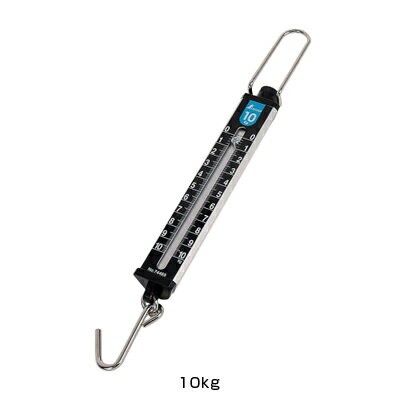 【仕様】 メーカー品番：74460 幅×奥行×高さ：30mm×25mm×290mm ひょう量：10kg 目盛：100g ●目盛板が平面だから読み取りやすい。 ●調整方法が一目で分かる0点調整ネジ。