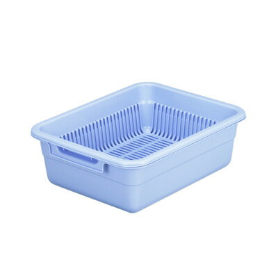 【仕様】 サイズ:4 カラー:ブルー 間口×奥行×高さ:320×250×115mm 耐熱温度:120℃ ※抗菌 ※洗浄機対応