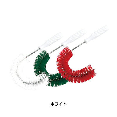 【仕様】 カラー:ホワイト サイズ:φ55mm 200×130×全長292mm ●パイプ表面の洗浄に適しています。 ●柄を装着すれば高所の場所も楽に洗浄できます。
