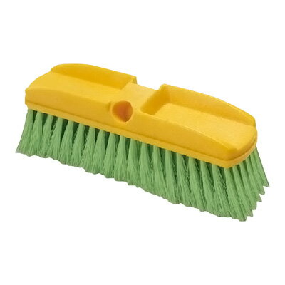 【仕様】 カラー:イエロー サイズ:275×75mm 毛長:60mm ナイロン毛 耐熱温度：120℃ 耐摩耗 性、弾力性、柔軟性、吸水性に優れています。 ●ブラシヘッド部にクッションゴム付 ●差込み柄対応