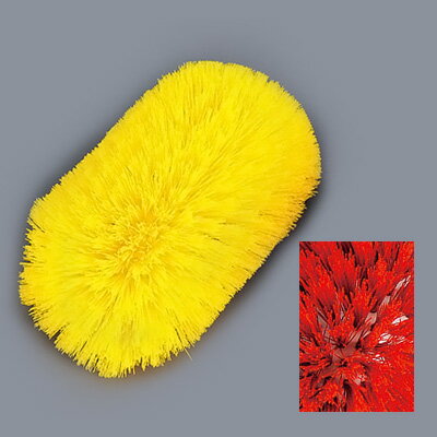 【仕様】 メーカー品番：41177 カラー：レッド 幅×奥行：152×267mm 毛長：40mm ポリエステル毛 耐熱温度:130℃ ●寸胴など曲面の多い機器の洗浄に最適なフレアーヘッド デザイン。上下、左右、前方のあらゆる面をスピーディー...