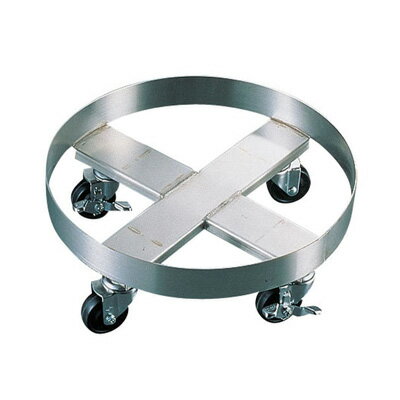 【仕様】 サイズ：小 直径×高さ：400×162mm 車輪：φ65×4自在(ストッパー2ヶ付) ※ペールは別売になります。 丸ペール70型まで置けます。 ■ペール対応表 ギャベジカンドーリー（小） トンボペール：70型迄 セレクトペール：4...