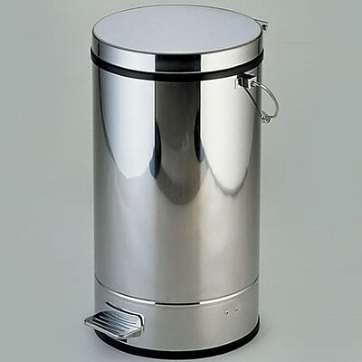 【仕様】 規格：P-3型B 缶有無：中缶付 直径×高さ：270×500mm 容量：18L 中缶:18-8 φ240×H380mm ●ステンレス製で耐久性抜群です。 ●ペダル開閉式で、両手がふさがっていても楽々操作。 ●大型開閉部によりゴミの...