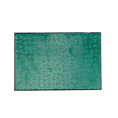 【仕様】 カラー：グリーン 幅×奥行：600×900mm 材質:表面/ポリエステル(再生PET) 裏面/軟質塩化ビニール 厚さ:10.1mm(パイル8.5mm・ベース1.6mm) ●吸水性に優れた除塵マットです。 ※別注サイズ承ります。最大...