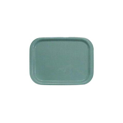 【仕様】 サイズ：S カラー：チェックグリーン 間口×奥行×高さ：270×200×15mm (内寸)間口×奥行：210×160mm 重量：0.21kg 材質:FRP樹脂(耐熱110℃) ※抗菌