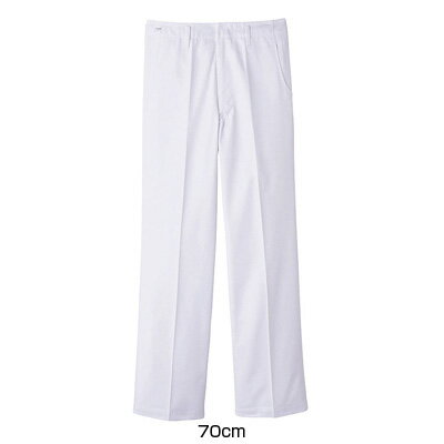 【仕様】 メーカー品番：TC-430 サイズ：70cm 総丈：104cm 股下：78cm ポリエステル65%+綿35%/ツイル前ファスナー両脇スラッシュ、右後片玉縁ポケット